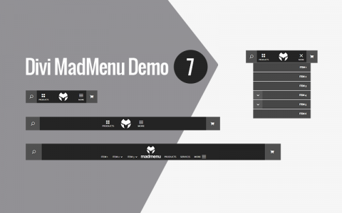 Divi MadMenu Demos - Divicio.us Demos