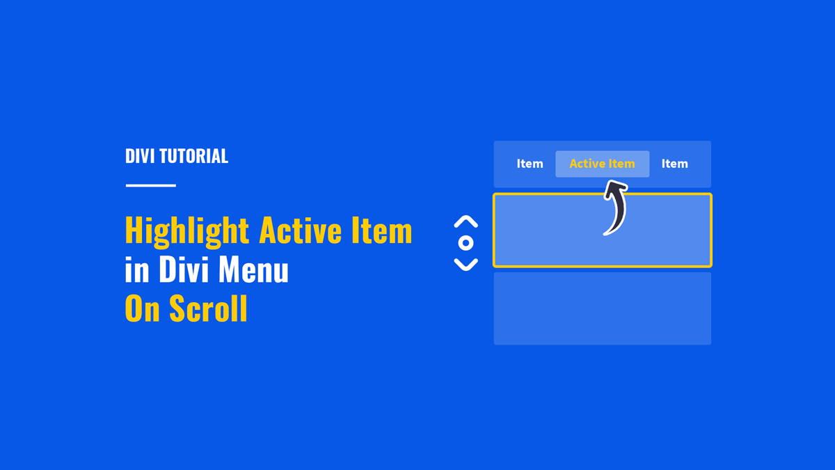 How To Highlight Active Menu Items on Scroll in Divi - Divicio.us